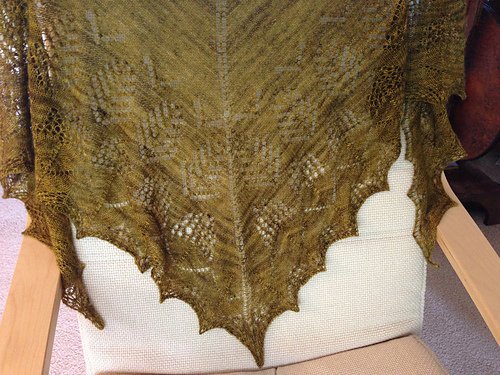 Ravelry: Dear Green Shawl pattern by Anna Fisk