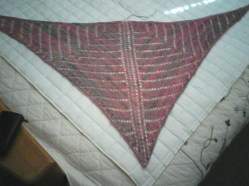 Ravelry: Plum Crazy Shawlette and Shawl pattern by Sharon Mooney