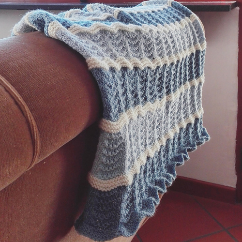 Ravelry: Waves baby blanket pattern by Knitting For Breakfast