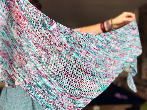 Ravelry: Rebel Girl Shawl pattern by Lesley Anne Robinson