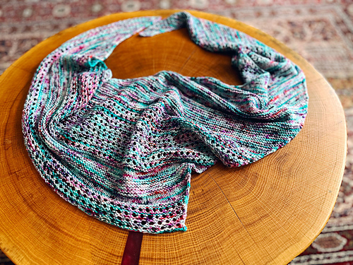 Ravelry: Rebel Girl Shawl pattern by Lesley Anne Robinson