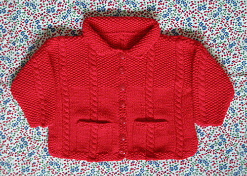Ravelry: Cable & Moss Stitch Jacket pattern by Debbie Bliss
