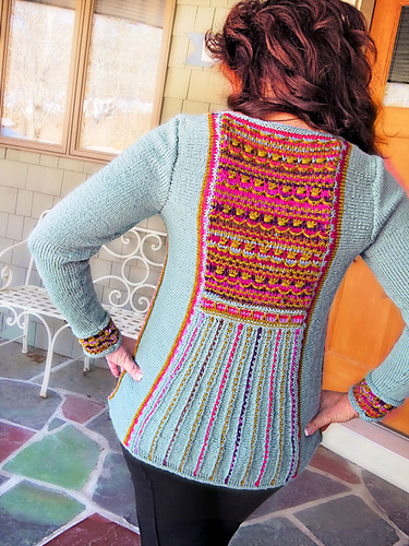 Ravelry: Gypsy Rose Cardi pattern by Hélène Rush