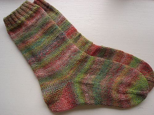 Ravelry: 56 stitch 56 row sock pattern by Nancy T. McGlynn