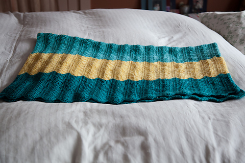 Ravelry: knitorious' Chevron Baby Blanket for Zim