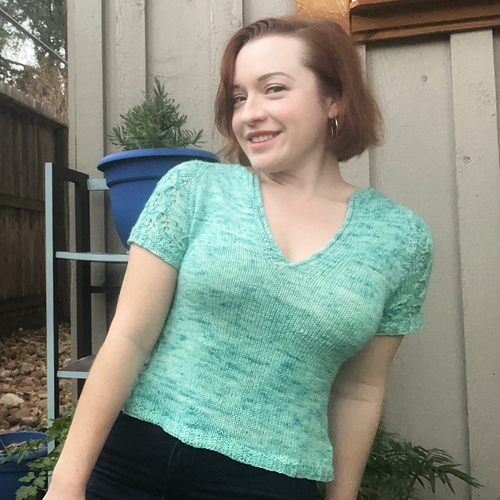 Ravelry: Chérie Blossom Blouse pattern by Noémie Dodart