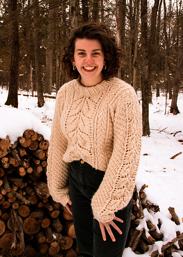 Ravelry: Lace Leaf Sweater pattern by Lillian Olson