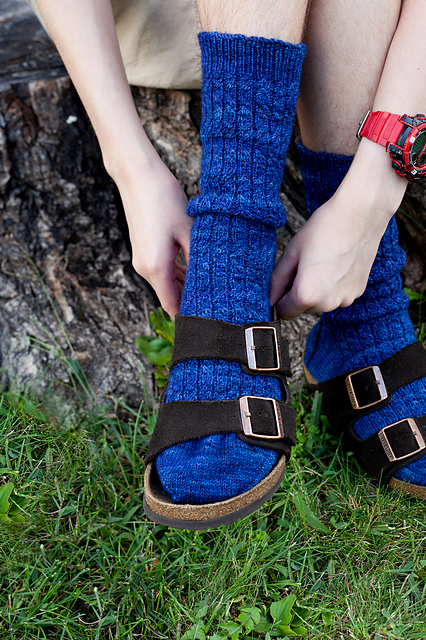 Ravelry: Light Shimmer Sock pattern by Anne Hanson
