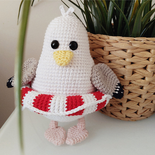 Ravelry: Seagull pattern by Vira Velmozhna