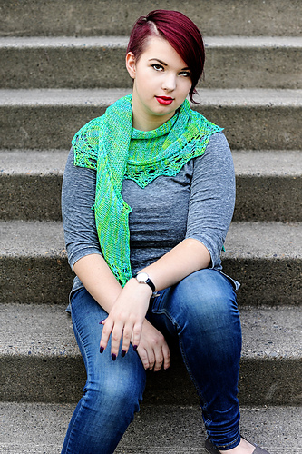 Ravelry: Mystery Machine Shawl pattern by Kelli Slack