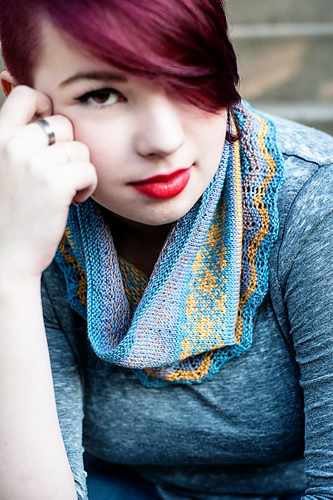 Ravelry: Oregon Wildflowers Cowl MKAL pattern by Kelli Slack
