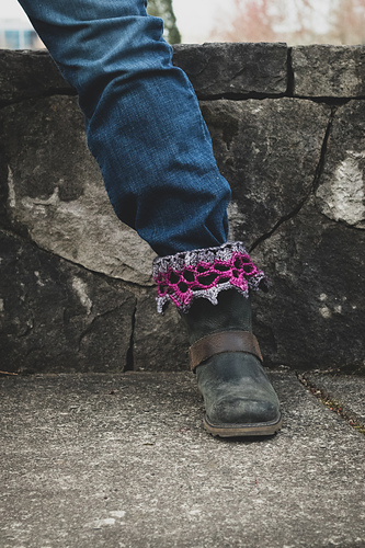 Ravelry: Nebula Boot Toppers pattern by Chelsea Barr