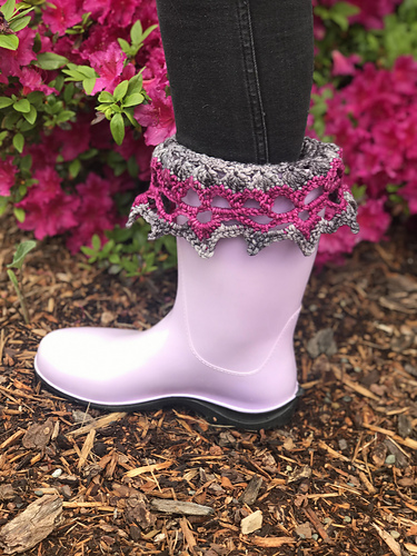 Ravelry: Nebula Boot Toppers pattern by Chelsea Barr
