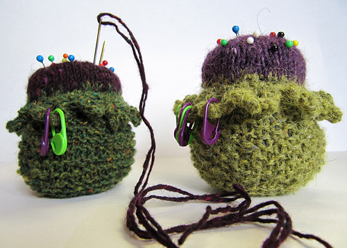 Ravelry: Thistle Pincushion pattern by Sarah Barczyk