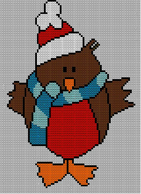 Ravelry: Christmas Robin Jumper / Sweater Knitting Pattern #2 pattern ...