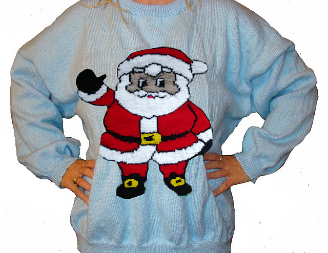 Ravelry: Christmas Santa Jumper / Sweater Knitting Pattern #15 pattern ...