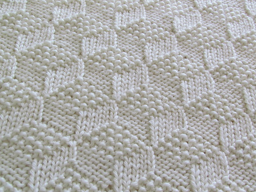 Ravelry: Building Blocks Reversible Baby Blanket pattern by Krista Werbil