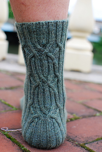 Ravelry: Angler's Loop Socks pattern by Andrea Mules