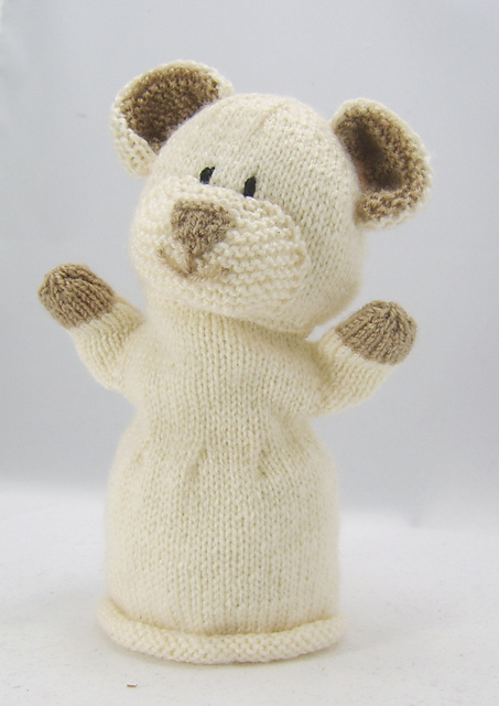 Ravelry: Bear Hand Puppet pattern by Knitting by Post