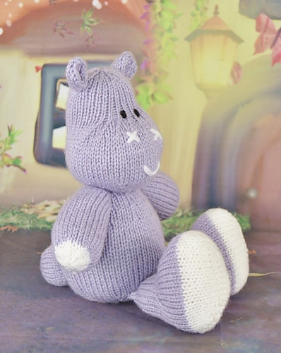 Ravelry: Hank the Hippo pattern by Knitting by Post