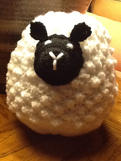 Ravelry: knittingchick50's Sheldon the Sheep has been renamed Baaaaah-ry