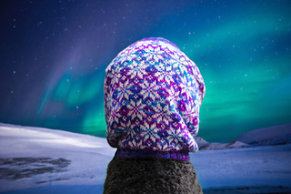 Ravelry: Arctic Snowflake Dog Snood pattern by Cassandra Jones