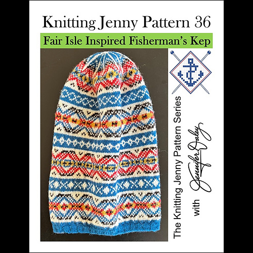 Ravelry: Knitting Jenny 36: Fair Isle Fisherman's Kep Hat pattern by ...