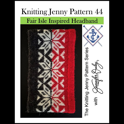 Ravelry: Knitting Jenny 44: Fair Isle Headband pattern by Jennifer Daley