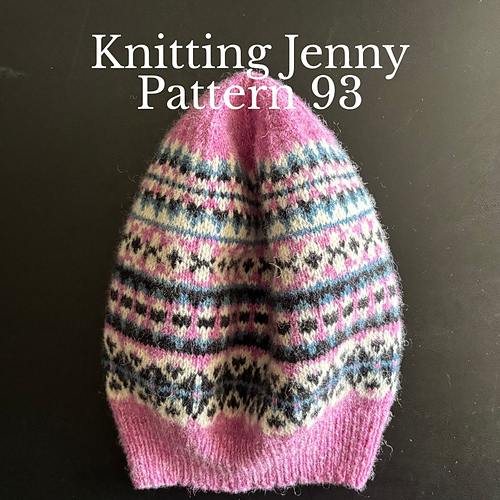 Ravelry: Knitting Jenny 92 and 93: Fair Isle Ski Hats pattern by ...