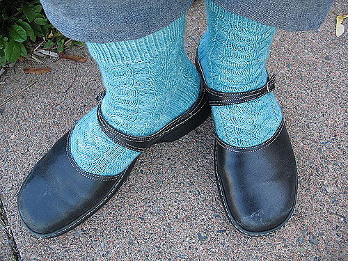 Ravelry: Azure Socks pattern by Deb Barnhill