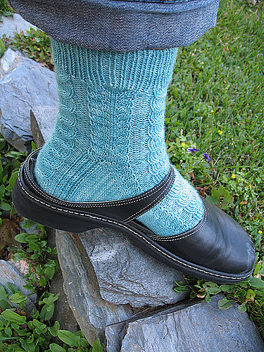 Ravelry: Azure Socks pattern by Deb Barnhill