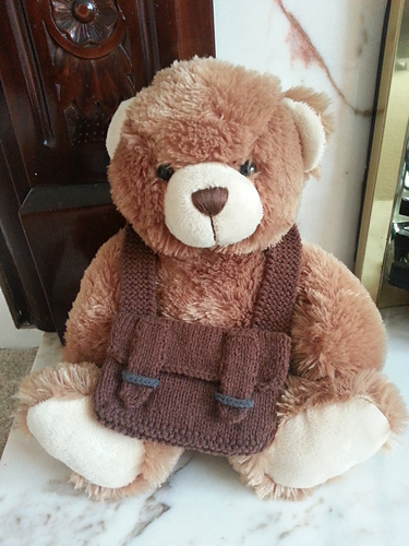Ravelry: Teddy Bear Satchel pattern by Revati Poole