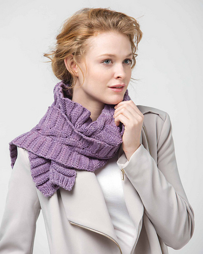 Ravelry: Rumble Strips Scarf pattern by Jennifer Dassau