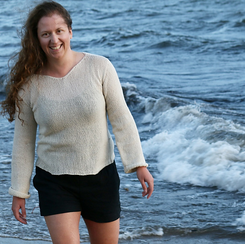 Ravelry: Beach Nights Pullover pattern by Megan Hallam