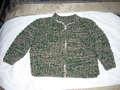 Ravelry: Easy Zip Jacket pattern by Patons