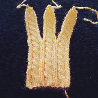 Ravelry: Cable Knitted Banana pattern by Ruth Haydock