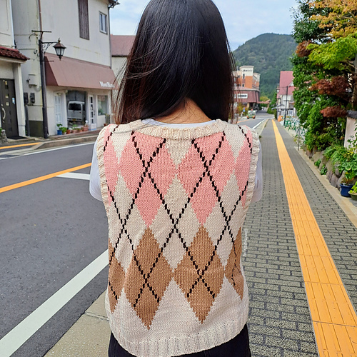 Ravelry: Argyle Dreams Vest pattern by Wan Cheng Phua