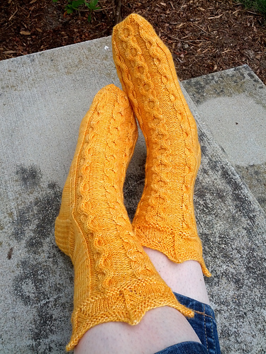 Ravelry: Princess Buttercup Socks pattern by KnittyMelissa