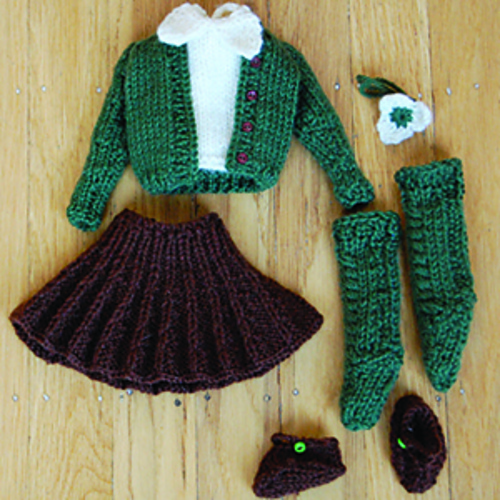 Ravelry: Benji's School Girl Outfit pattern by Maggie Pace