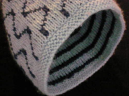 Ravelry: Slalom and Stripes Double Knit Hat pattern by Melissa Leapman