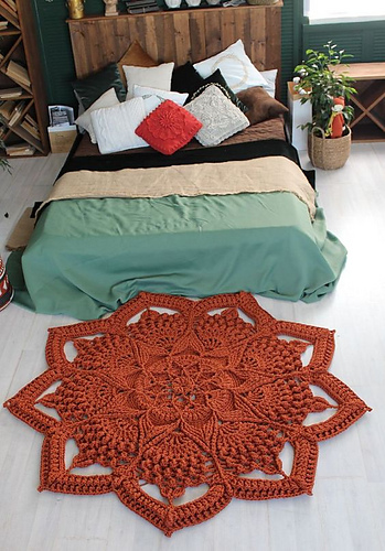 Ravelry: "Arabesque" rug pattern by Lisova Oksana