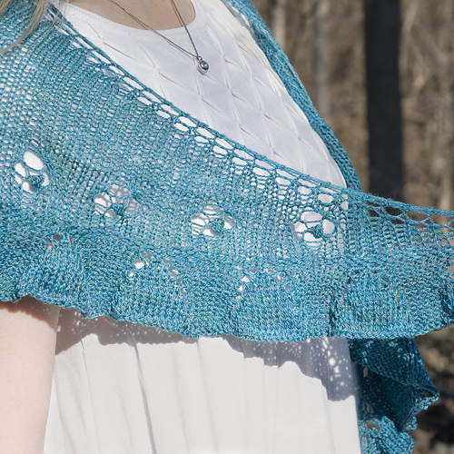 Ravelry: Simply Ruffled Shawlette pattern by Kelene Kinnersly