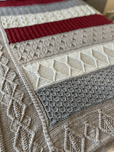 Ravelry: Seamless Joy Cable Afghan pattern by Lara Simonson