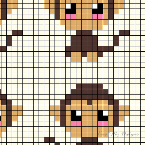 Ravelry: C2C Baby Monkey Troop Left Throw Graph pattern by Apeksha Prasad