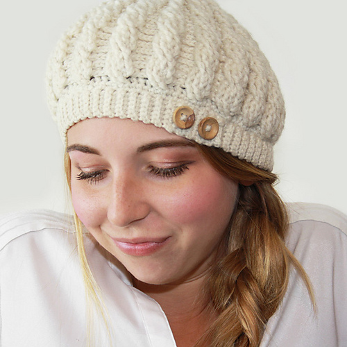 Ravelry: Classic Cables Ladies Tam pattern by Kim Miller
