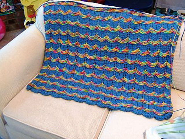 Ravelry: Striped Chevron Afghan pattern by JoAnne Turcotte