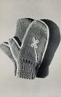 Ravelry: Two Needle Knitting Worsted Mittens No. 1308 pattern by Peter Pan