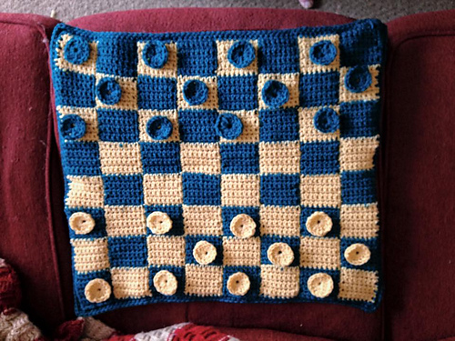 Ravelry: Checkers Board Game pattern by Judy Hice