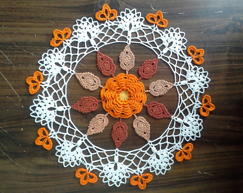 Ravelry: Fall Splendor Doily pattern by Gemma R Owen