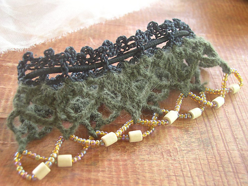 Ravelry: A Black Forest Lace Anklet pattern by Fatima